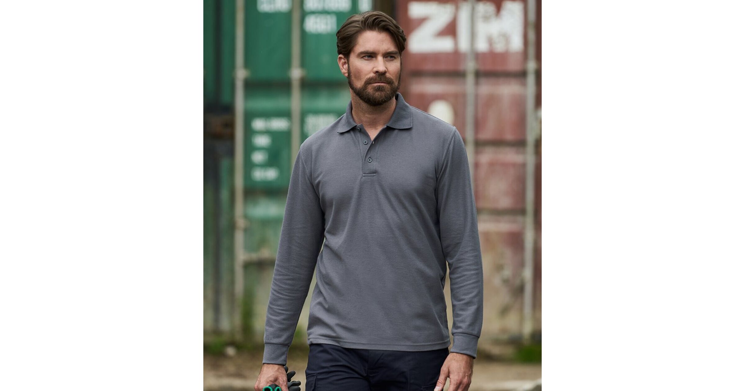 Pro RTX Pro Long Sleeve Piqué Polo Shirt